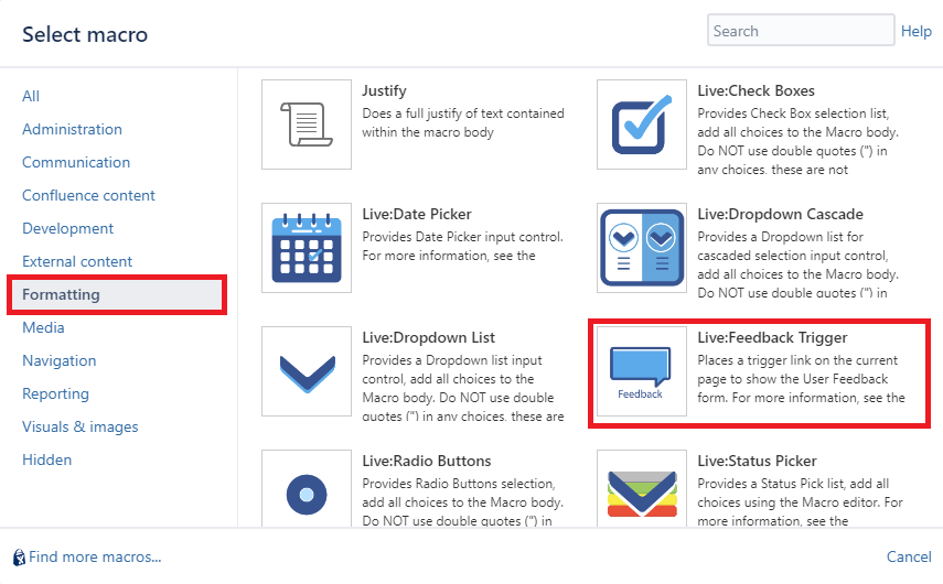 Live Input Macros – KC Integrations